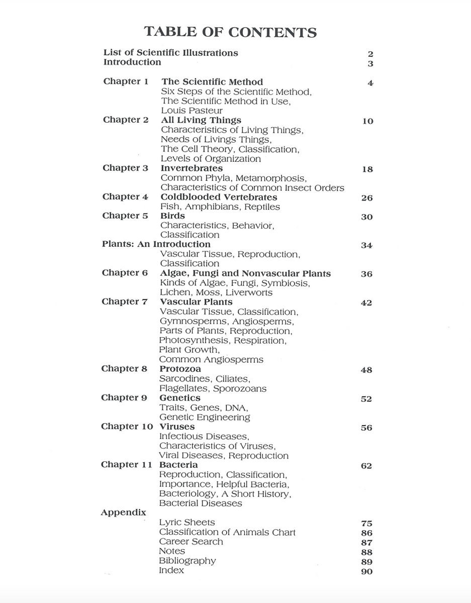 Lyrical Life Science Vol. 1 - Textbook – Lyrical Learning
