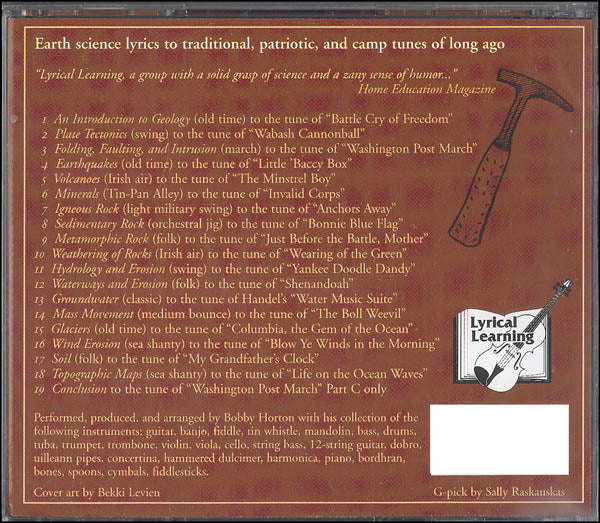 Lyrical Earth Science: Geology - Album (CD) – Lyrical Learning
